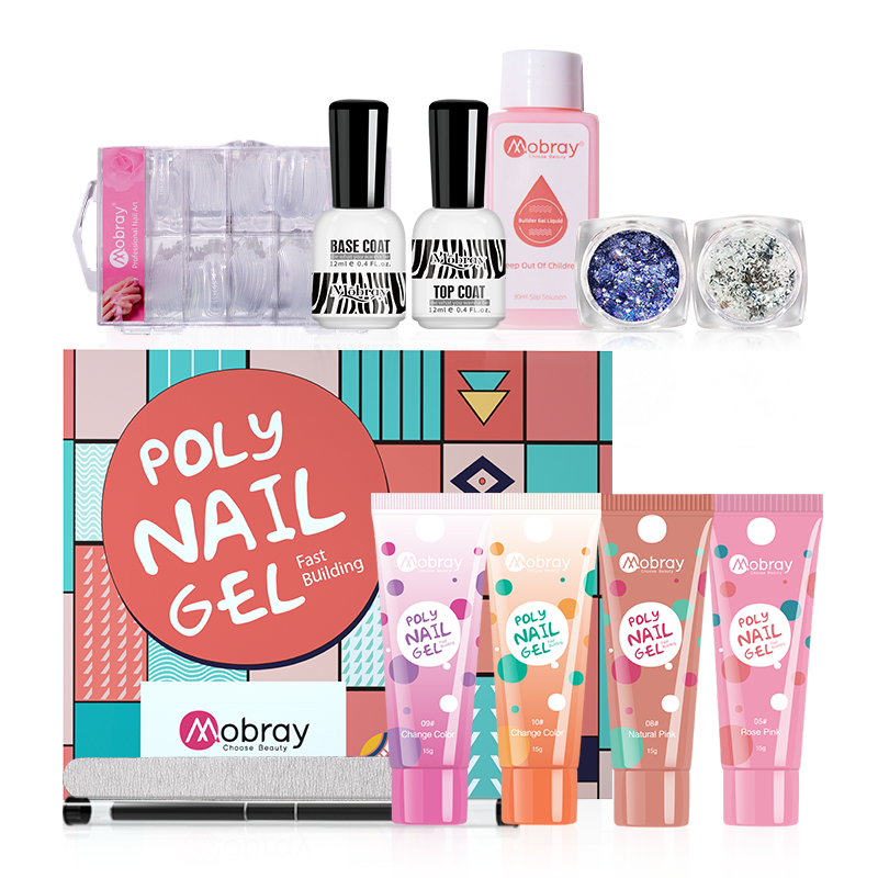 New Arrival 4 Sets And 6 Sets Available Uv Poly Gel Kit | Mobray Gel